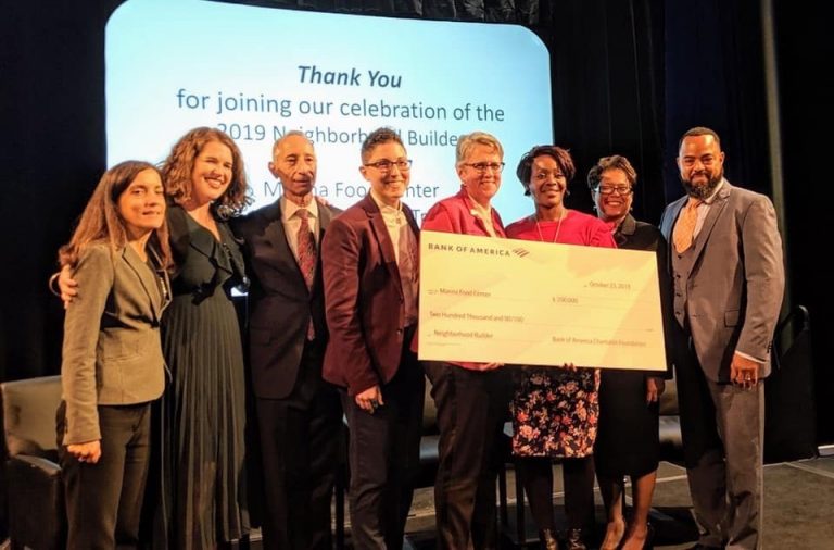 Bank of America Awards Manna Food Center a 2019 Neighborhood Builders Grant